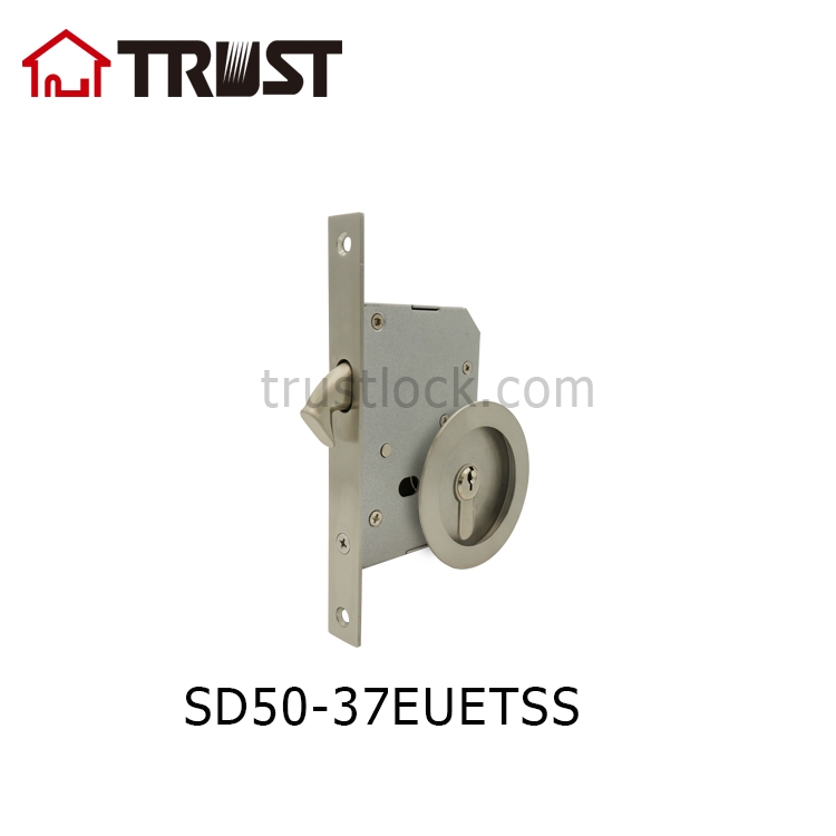 TRUST SD50-37EUET（BK）SS Sliding Cavity Door Lock,Sliding Door Lock